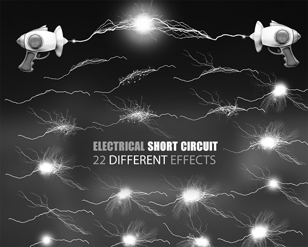 Thunder Lightning Brushes - Free & Premium Brushes Download